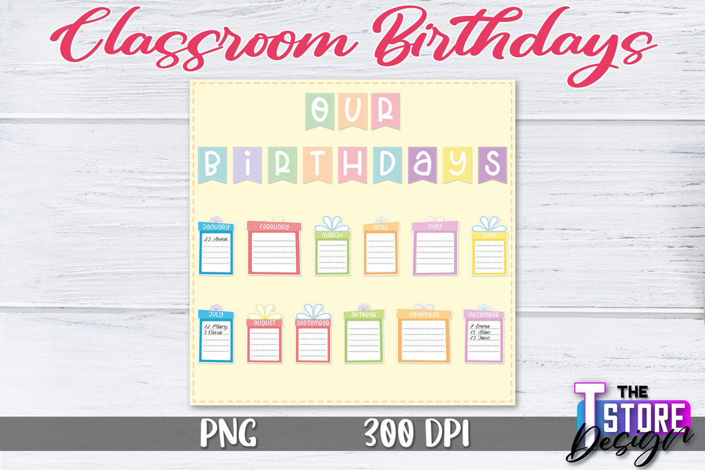 Classroom Birthday PNG | Funny Classroom PNG Design | Kids Birthday PNG ...