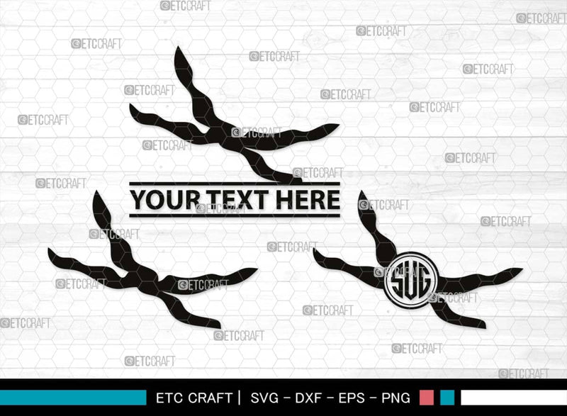 Claw Mark Monogram, Claw Mark Silhouette, Claw Mark SVG, Scratch Mark ...