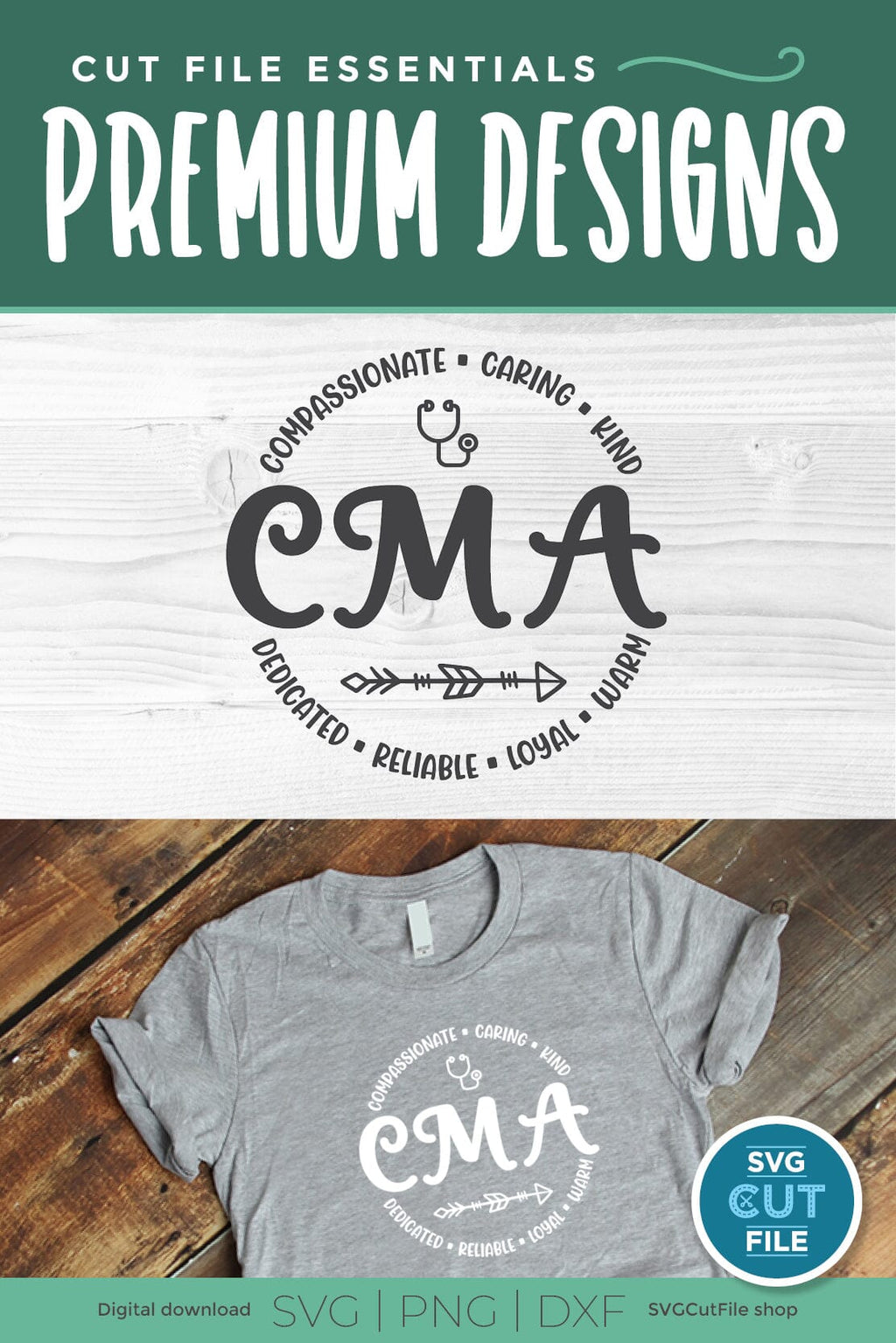 CMA svg, Certified Medical Assistant svg - So Fontsy