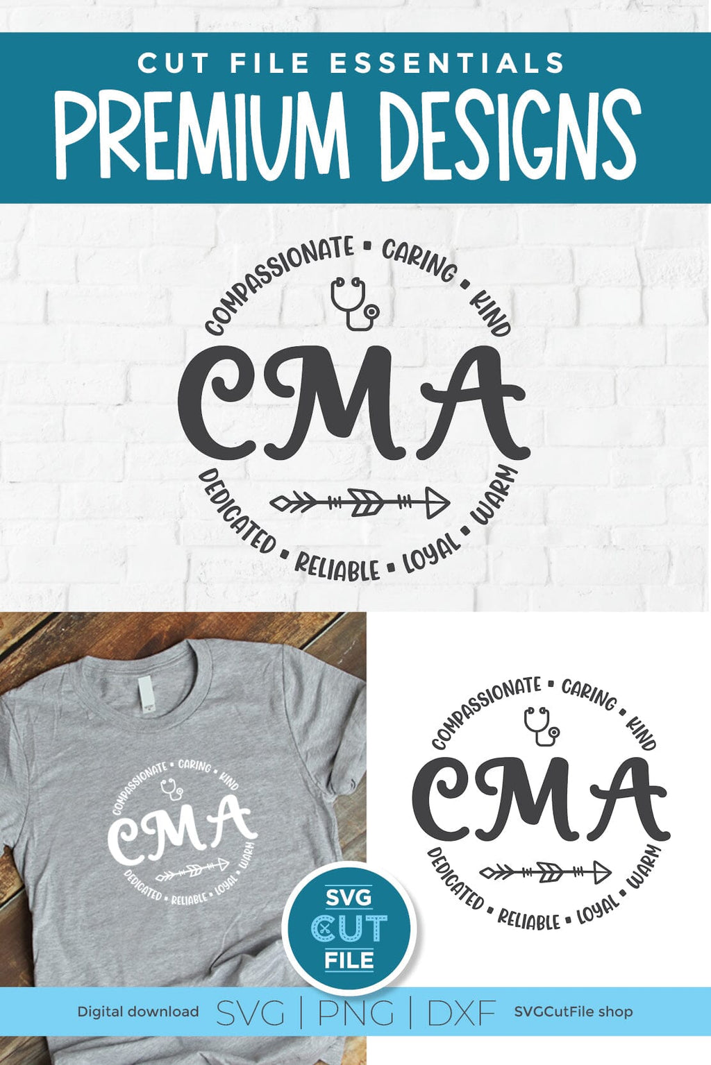 CMA svg, Certified Medical Assistant svg - So Fontsy