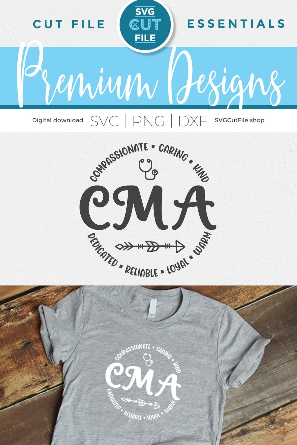 CMA svg, Certified Medical Assistant svg - So Fontsy