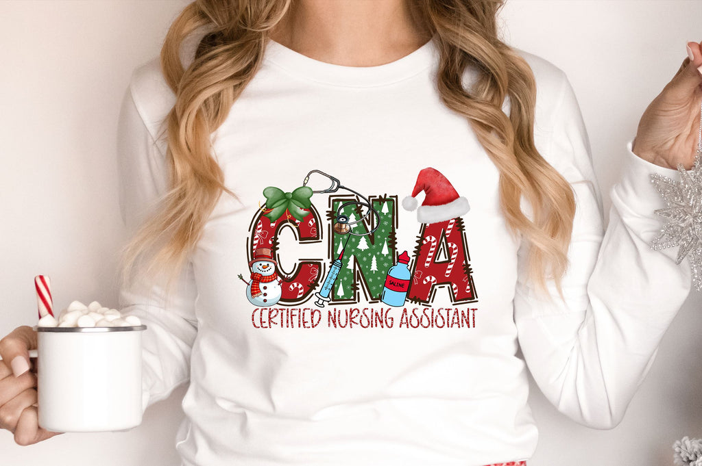 CNA certified nursing assistant png design - So Fontsy