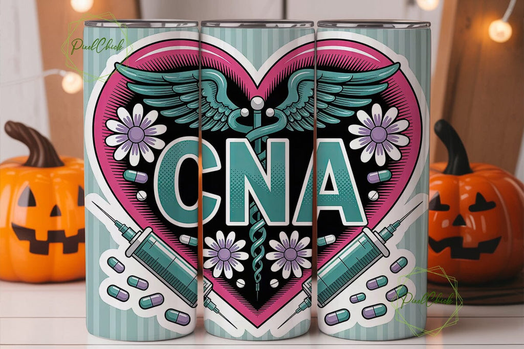 CNA Nurse Daisy 20oz Tumbler Wrap - So Fontsy