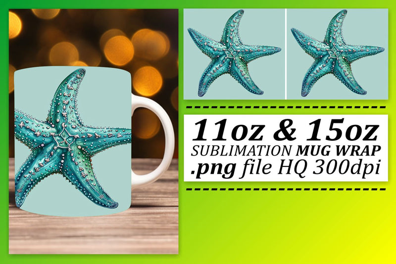 Coastal Watercolor Ocean Life Sublimation Art - So Fontsy