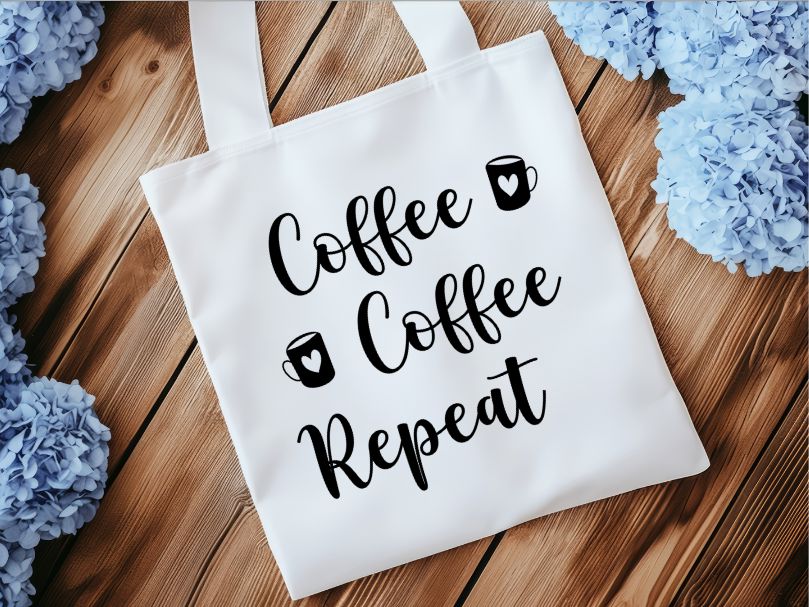 Coffee Coffee Repeat SVG | Coffee PNG - So Fontsy