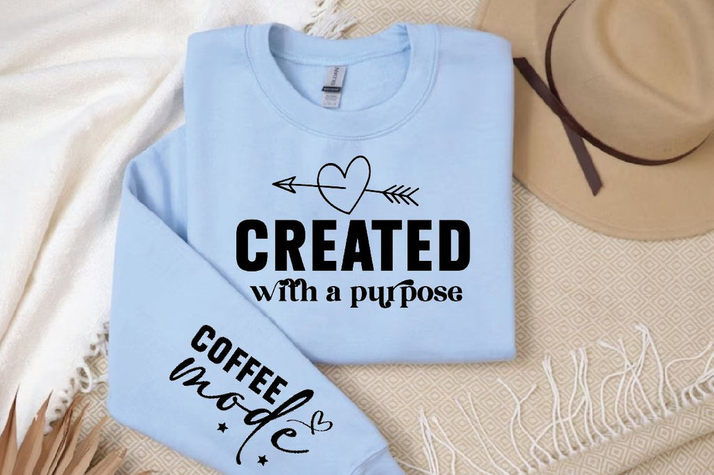 Coffee mode Sleeve SVG Design, Inspirational sleeve SVG, Motivational ...