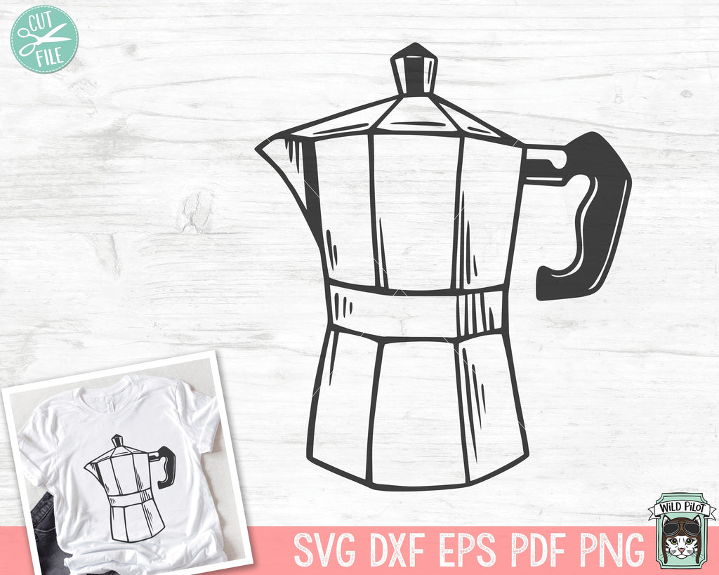 Coffee SVG file, Coffee Maker svg file, Coffee Pot svg, Coffee png file ...