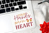 Cold hands warm heart Png Sticker Design - So Fontsy