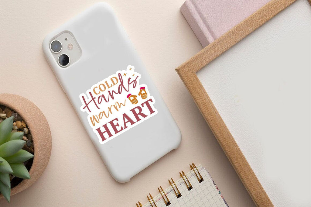 Cold hands warm heart Png Sticker Design - So Fontsy