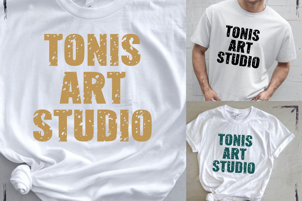 College Distressed Font | Grunge College Font OTF SVG - So Fontsy