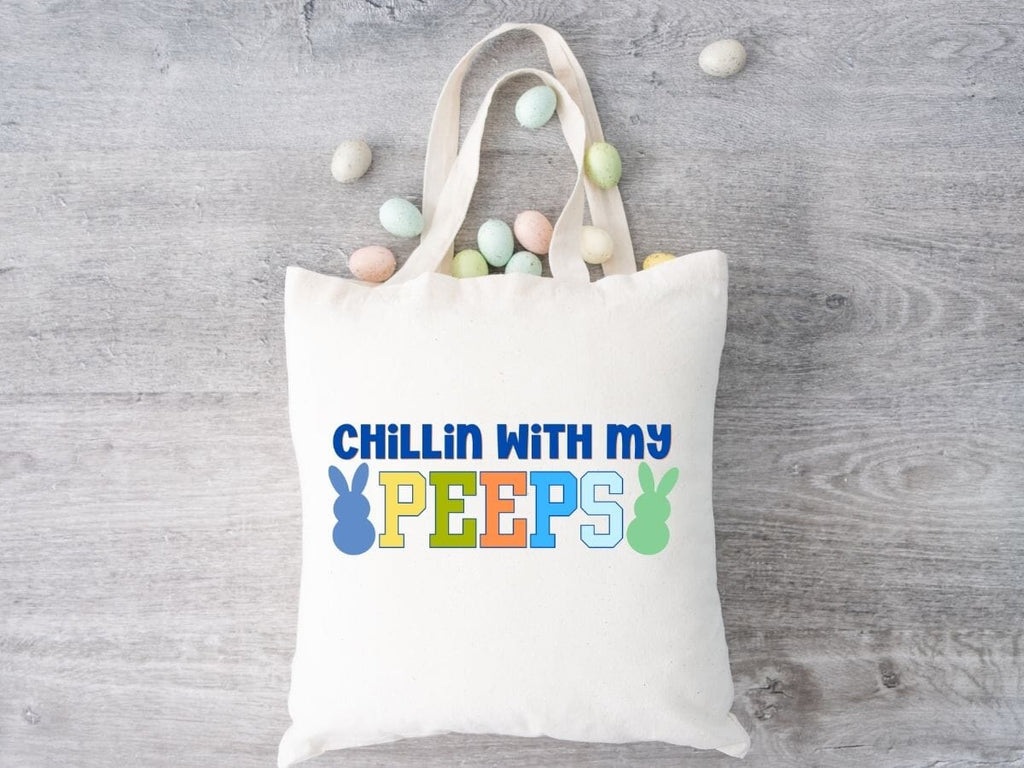 Colorful Boy Chillin With My Peeps Easter SVG PNG EPS DXF - So Fontsy
