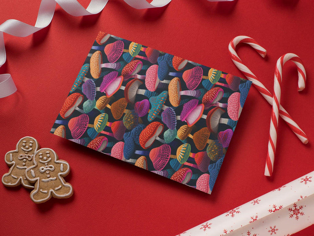 COLORFUL MUSHROOMS | Seamless Digital Pattern | Digital Download ...