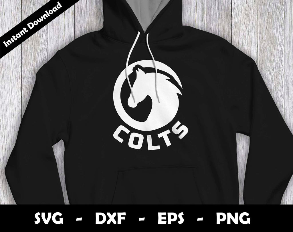 Colts SVG Cut File, Colts logo SVG Design, Colts Football Mascot, T ...