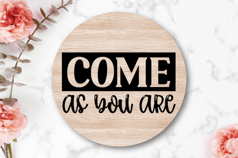 Come as you are SVG Design - So Fontsy