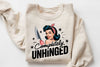 Completely UNHINGED Sublimation Design - So Fontsy