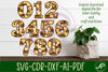 Construction numbers two layer wall sign SVG cut files - So Fontsy