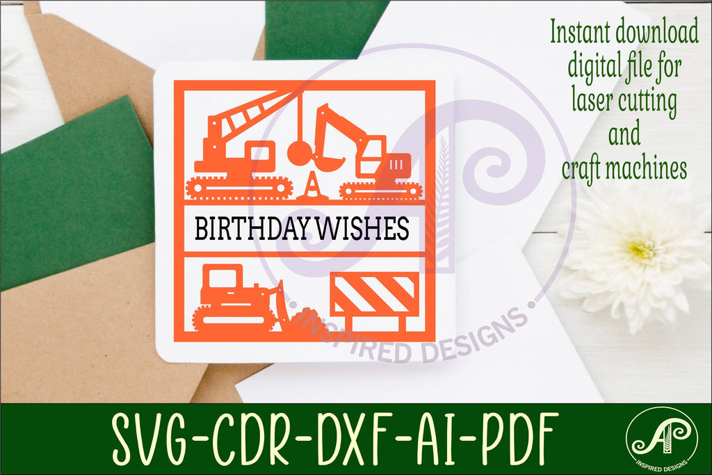 Construction scene name wall art sign or card - So Fontsy