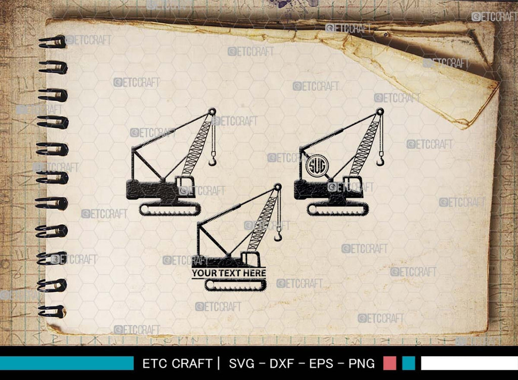 Construction Truck SVG Cut Files, Dump Truck Silhouette, Backhoe Svg ...