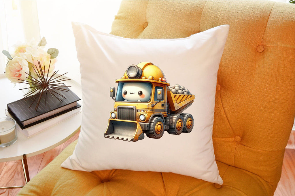 Construction Vehicles Clipart Png Bundle - So Fontsy