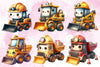 Construction Vehicles Clipart Png Bundle - So Fontsy