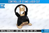 Controller Stand Laser Cut | Controller Holder | Gamer Design | Gamepad ...