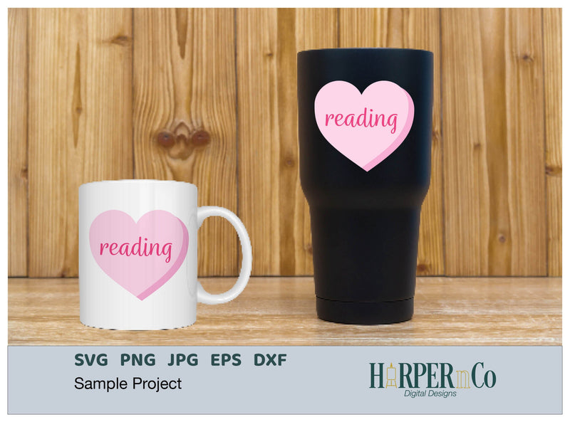Conversation Heart SVG PNG Cut EPS File - So Fontsy