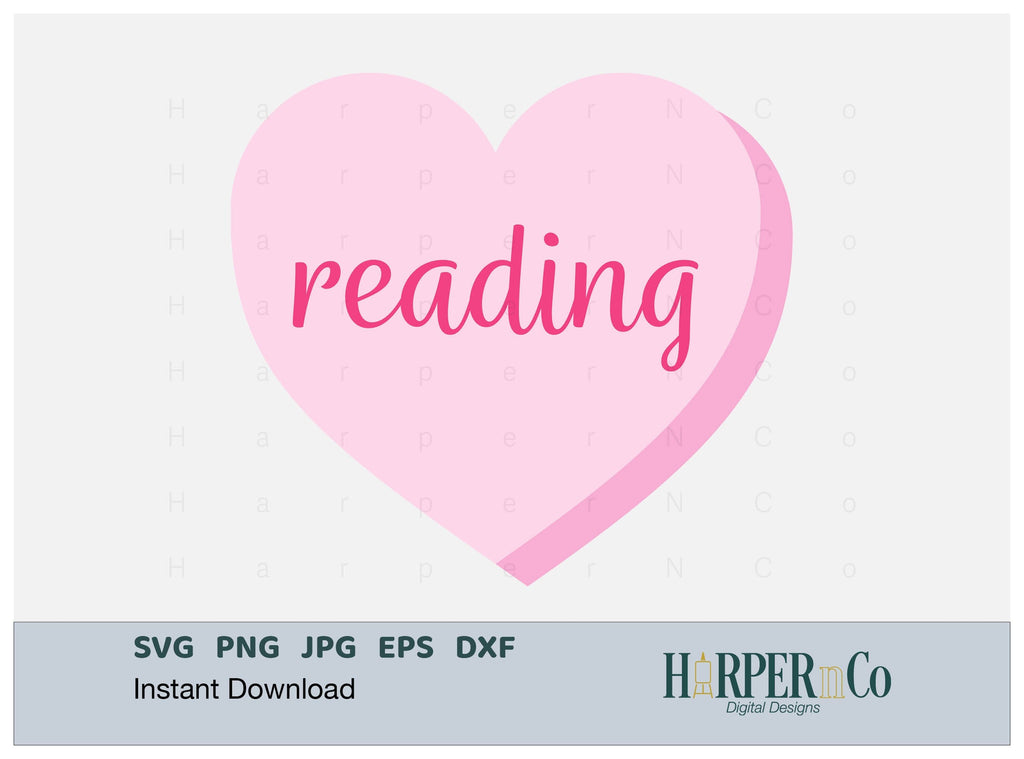 Conversation Heart SVG PNG Cut EPS File - So Fontsy
