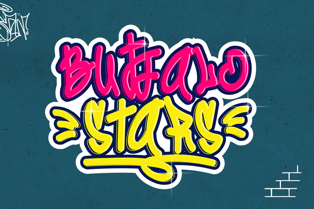 Coolest Hustle - Decorative Monoline Graffiti Font - So Fontsy