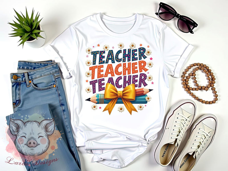 Coquette Teacher Png, Retro Teacher Png, Back to School Png, Teacher ...