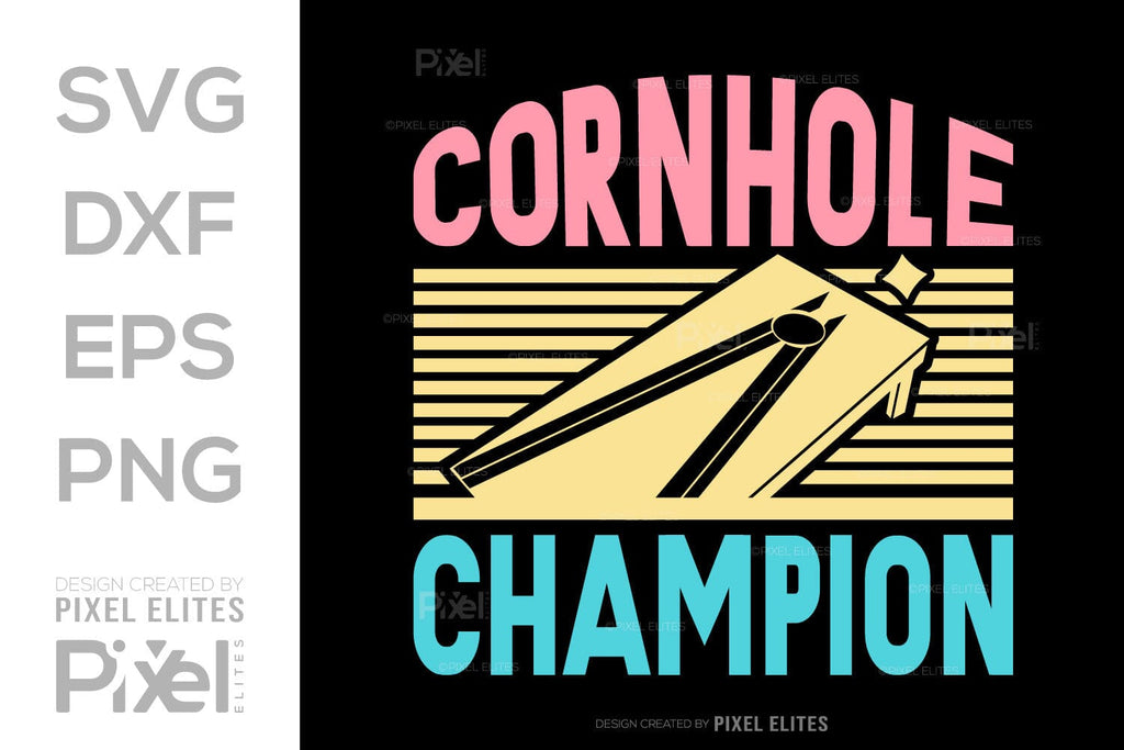 Cornhole Champion SVG Cornhole game Tshirt Bundle Cornhole Quote Design ...