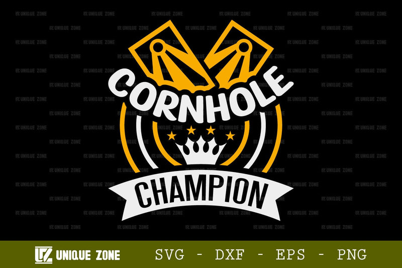 Cornhole Champion SVG Cornhole Game Tshirt Bundle Cornhole Quote Design ...