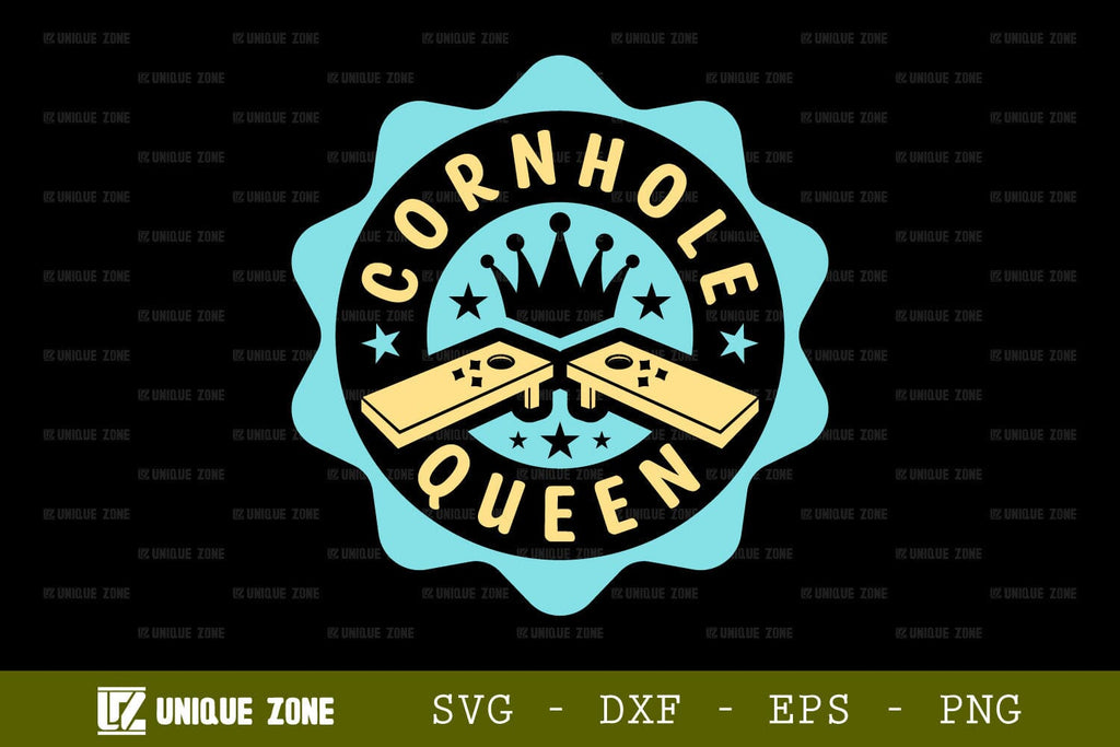 Cornhole Queen SVG Cornhole Game Tshirt Bundle Cornhole Quote Design ...