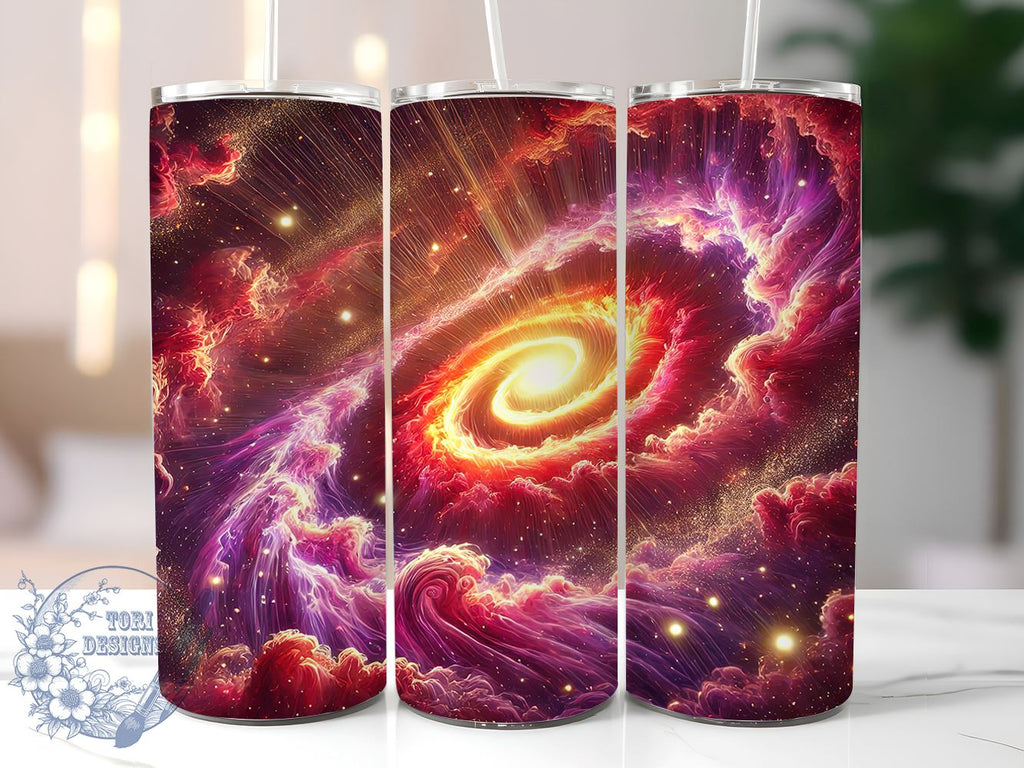 Cosmic Galaxy Stars 20oz Tumbler, Cosmic Stars Design, Sublimation ...