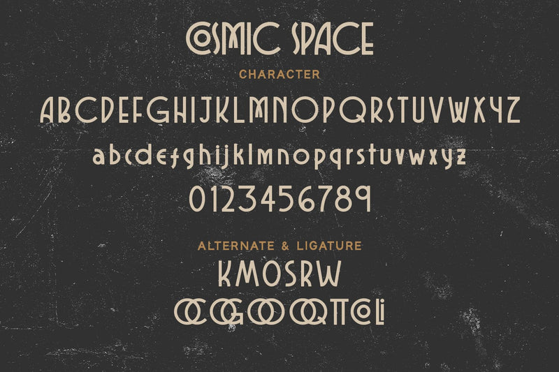 Cosmic Space - Retro Font - So Fontsy