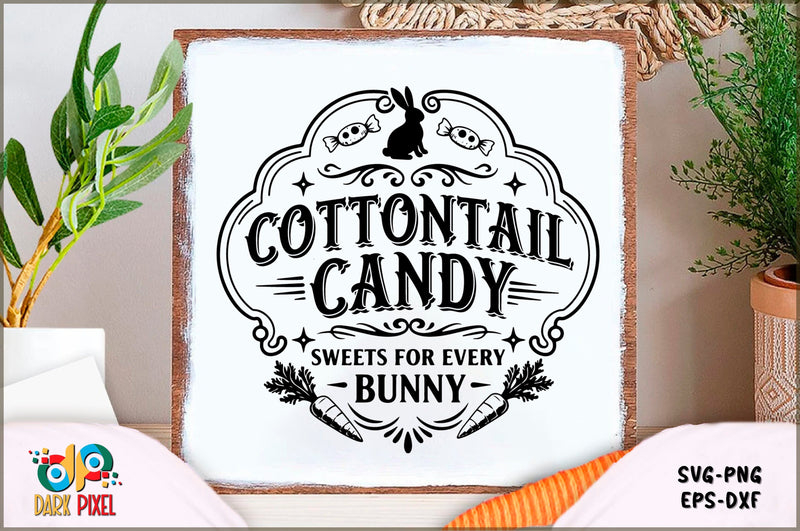 Cottontail Candy Sweets for every bunny SVG - So Fontsy