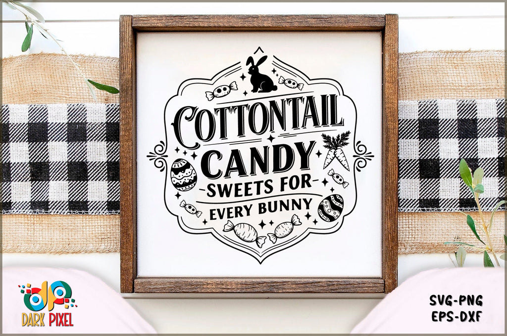 Cottontail Candy Sweets for every bunny SVG - So Fontsy