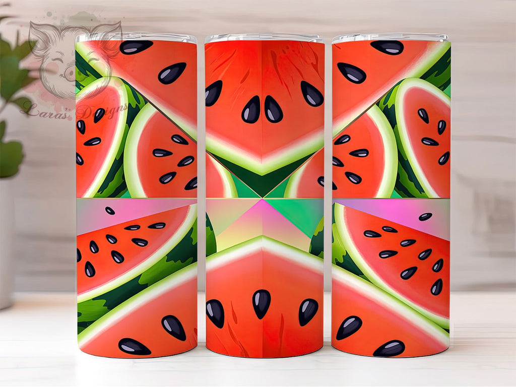 Cowgirl Watermelon Western Tumbler, Western Summer PNG, 20oz ...