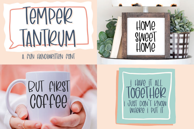 Crafters Handwritten Font Bundle, Cute Fonts for Cricut, Cricut Fonts ...
