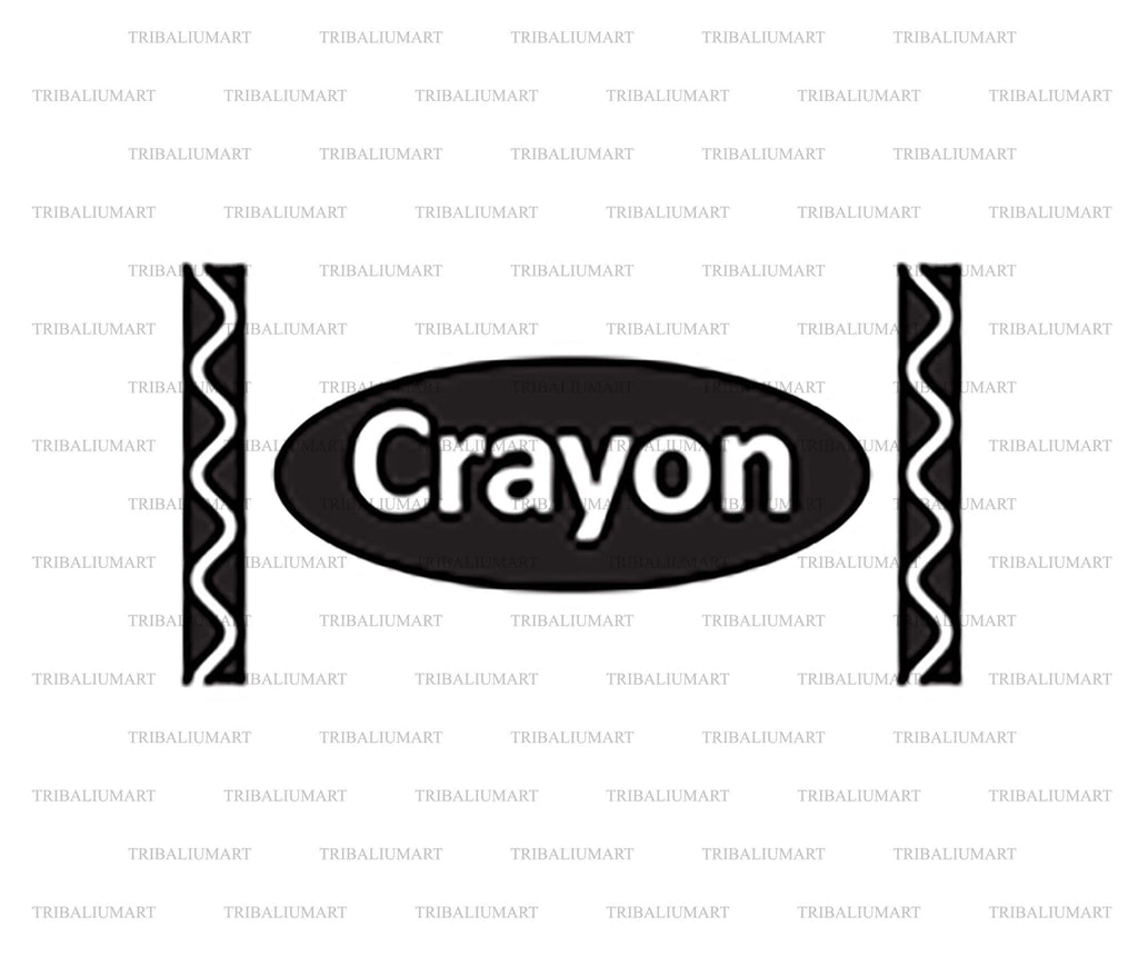 Crayon Wrapper. Cut files for Cricut. Clip Art silhouette (eps, svg ...