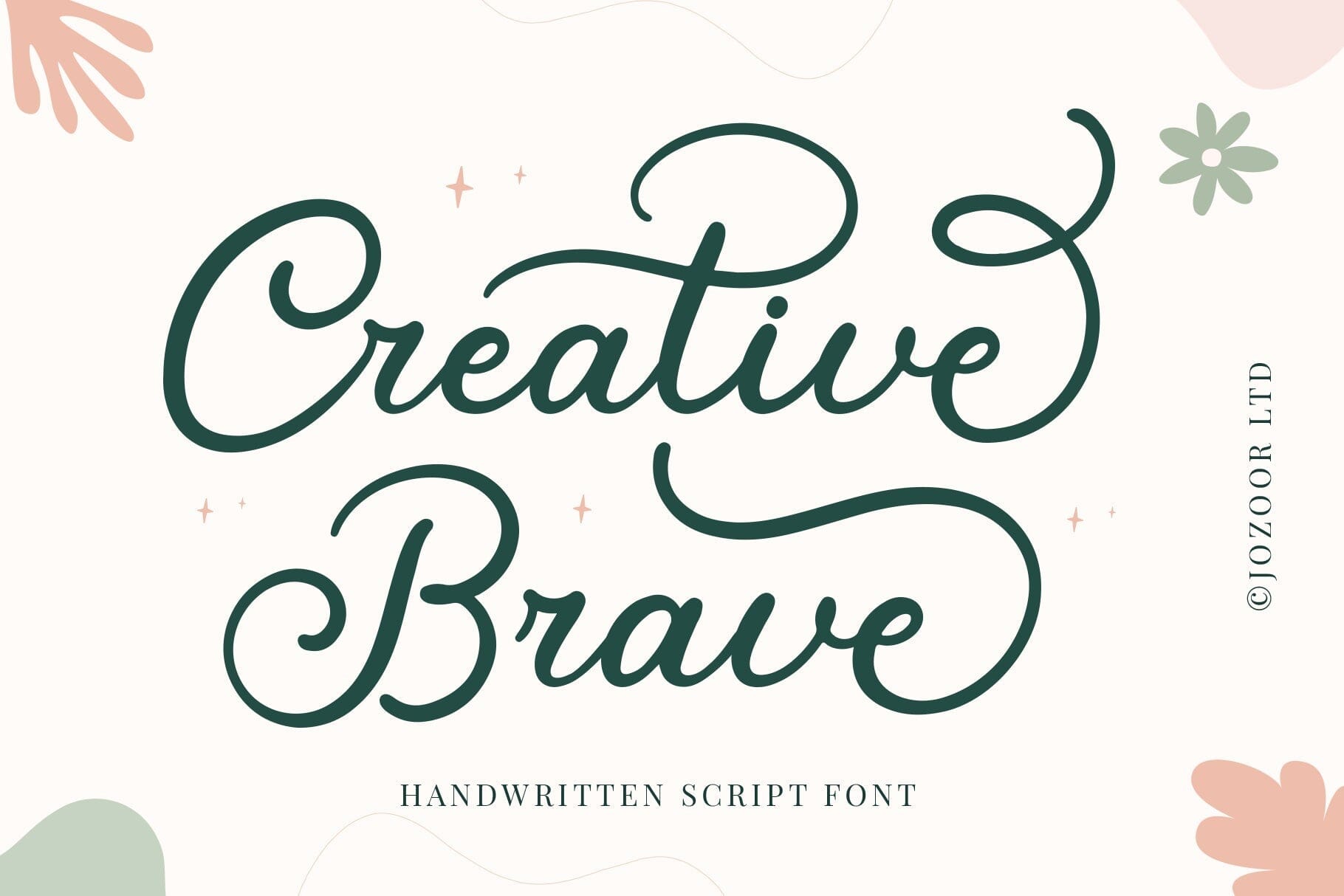 Creative Brave - Handwritten Script Font - So Fontsy