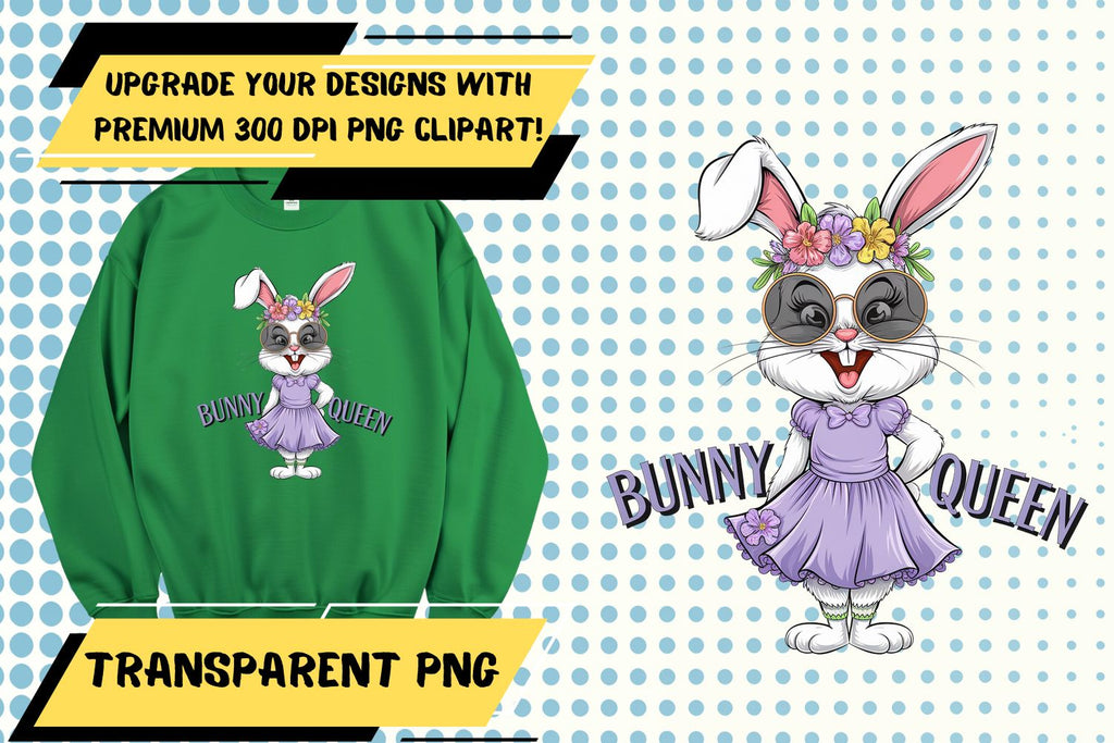 Creative PNG file, made for sublimation , Easter Bunny - So Fontsy