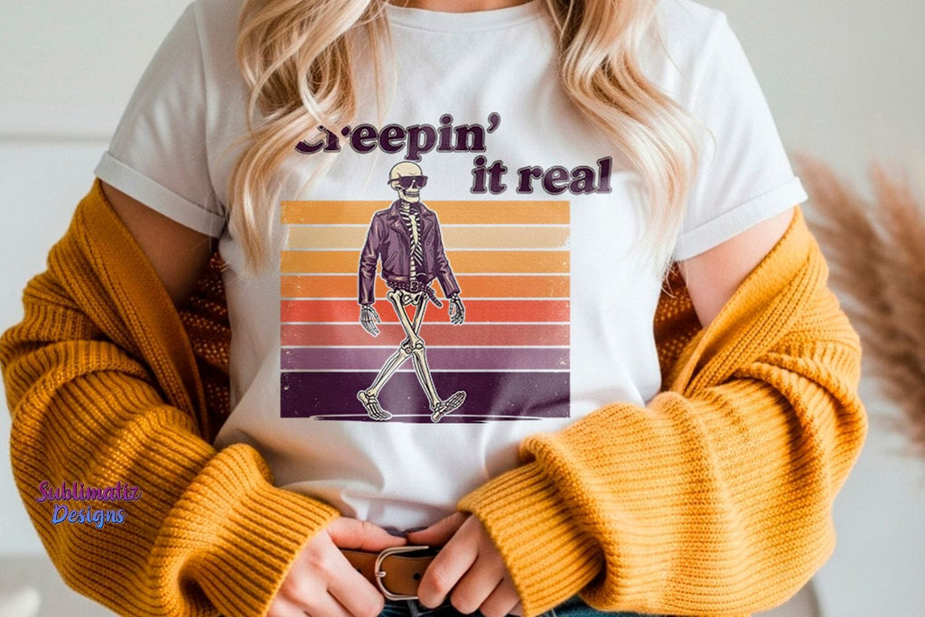 Creepin' it real PNG - Halloween PNG | Halloween design for sublimation ...