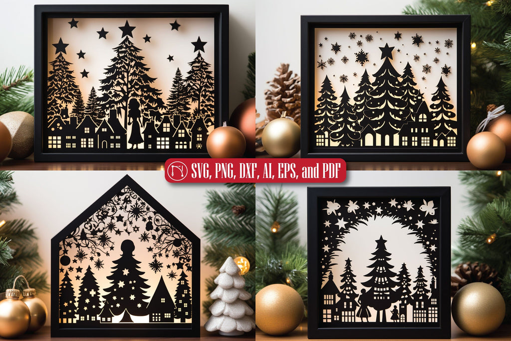 Cricut Christmas Layer SVG Bundle - So Fontsy