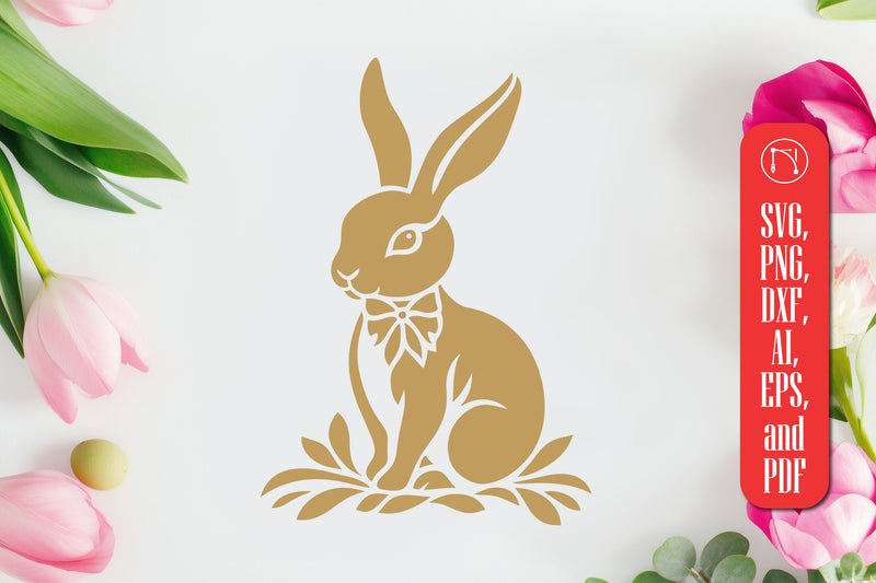 Cricut Easter Bunny SVG cut file - So Fontsy