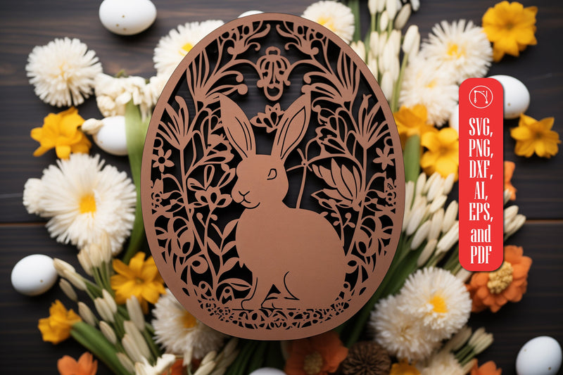 Cricut Easter laser cut SVG file - So Fontsy