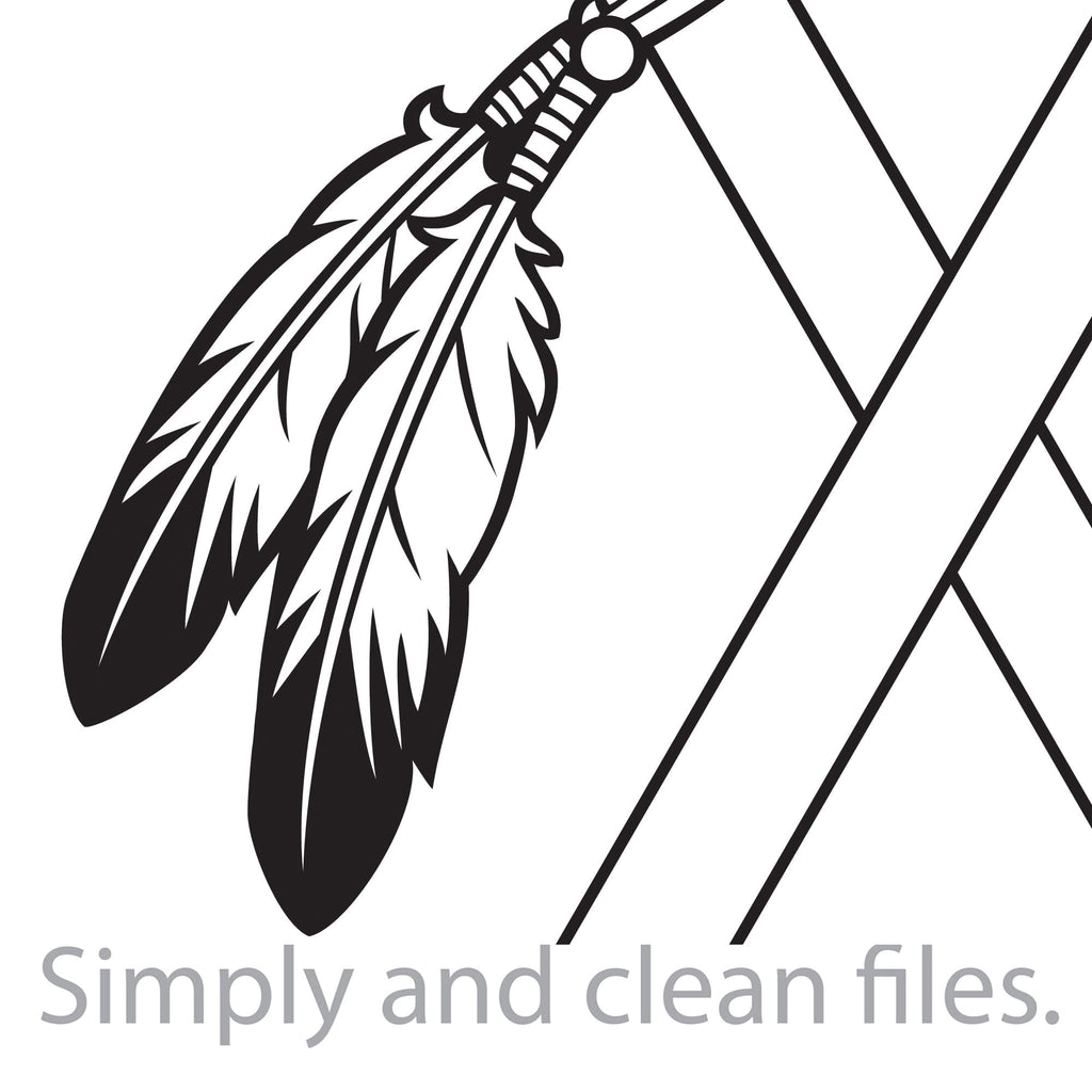 Crossed Indian Axe. Native American Warrior Tomahawk. Cut files for ...