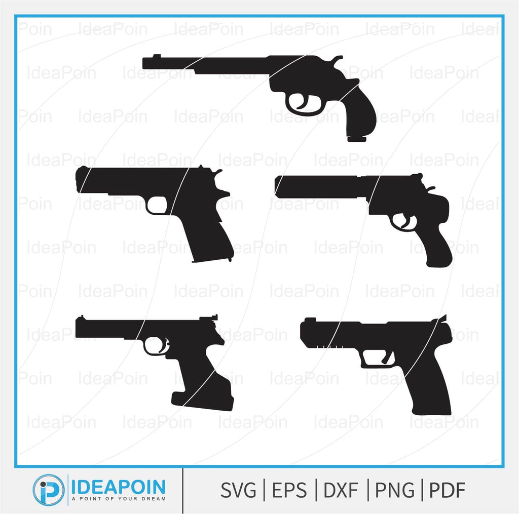 Crossed Rifles SVG, Gun Silhouettes SVG, Rifle svg, Rifle Clipart ...