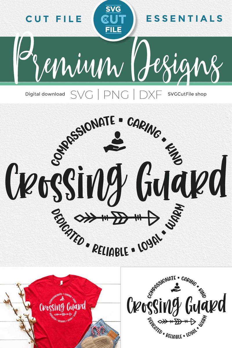 Crossing guard SVG for Cricut or Silhouette - So Fontsy