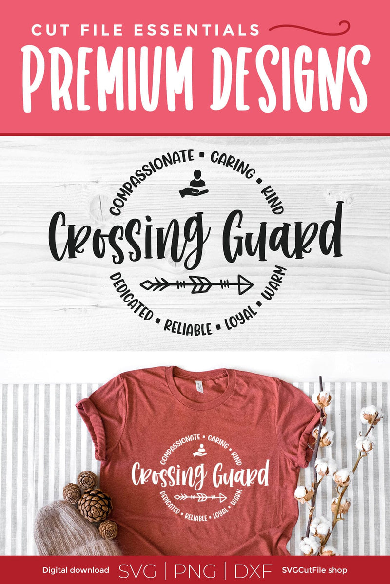 Crossing guard SVG for Cricut or Silhouette - So Fontsy