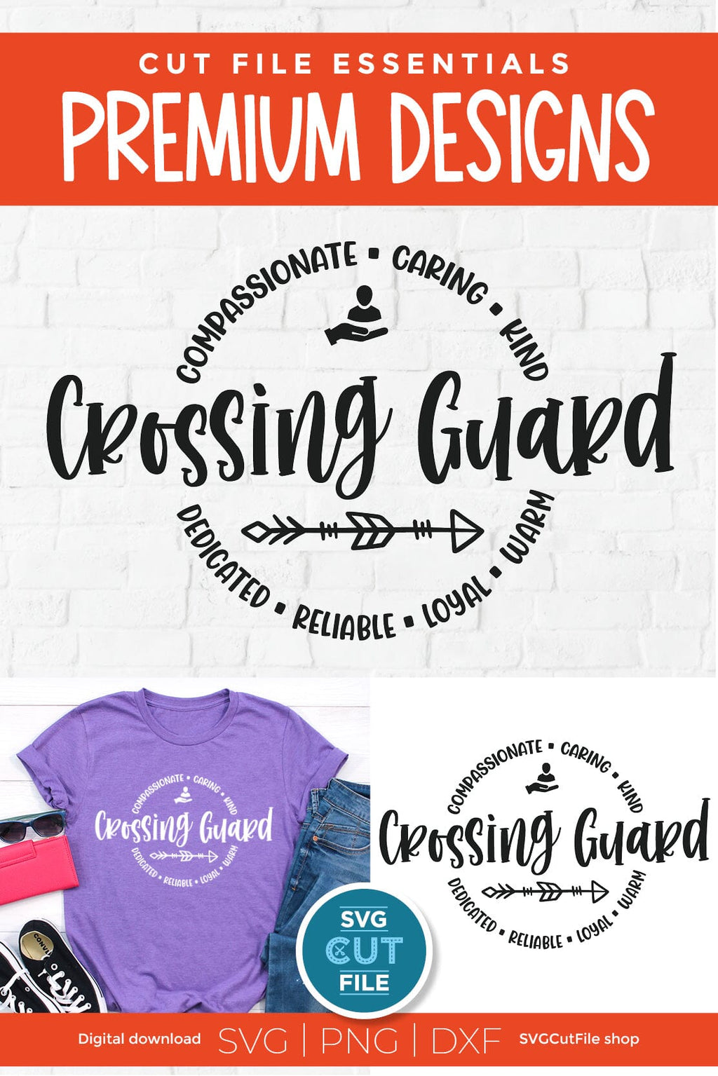 Crossing guard SVG for Cricut or Silhouette - So Fontsy